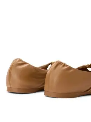 Loewe Pebble Ballerinas In Lambskin Nappa - Multicolor