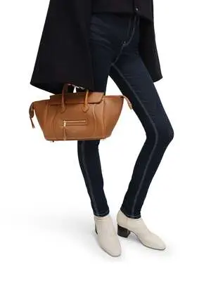 Celine Small Lambskin Luggage Bag - Multicolor