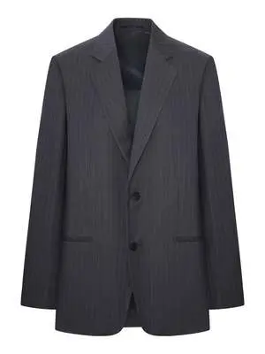 Gucci Pinstriped Wool Jacket - Brown