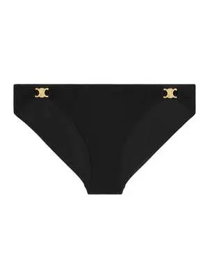 Celine Triomphe Swimsuit Bottom In Matte Jersey