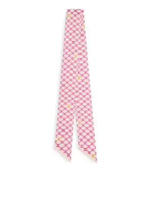 Celine Silk Twill Lavalliere Scarf - Multicolor