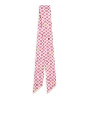 Celine Silk Twill Lavalliere Scarf - Multicolor