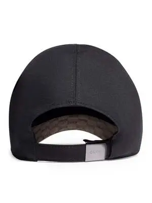 Gucci Cotton Baseball Cap With Gg Canvas Trim