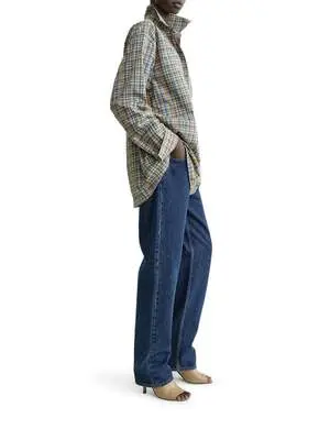 TOTEME Checked Cotton Shirt - Multicolor