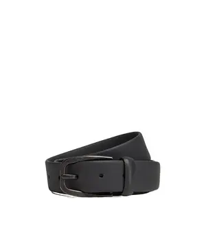 Zegna Classic Buckle Belt - Black