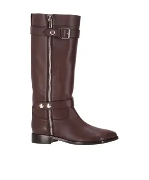 NICCOLO PASQUALETTI Obliqua Boots - Dark Brown