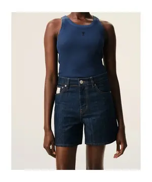 Ami De Coeur Ribbed Tank Top