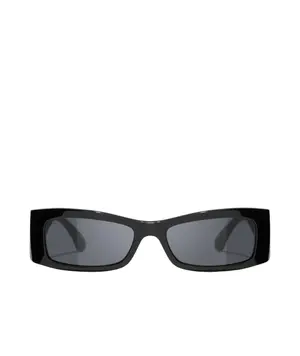 Chanel Rectangle Sunglasses - Black