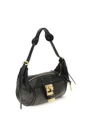 Chloé Small Paddington Shoulder Bag - Black
