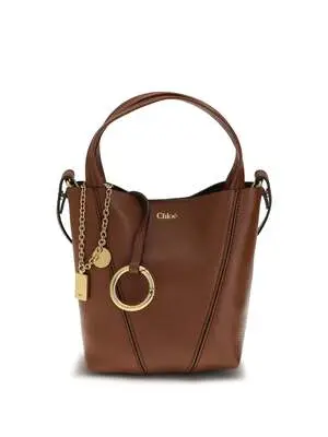 Chloé Spin Shoulder Bag - Brown