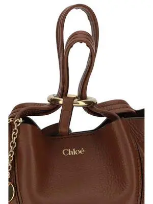 Chloé Spin Shoulder Bag - Brown