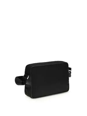 Prada Re-nylon And Saffiano Shoulder Bag - Black