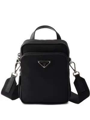 Prada Re-nylon And Saffiano Shoulder Bag - Multicolor