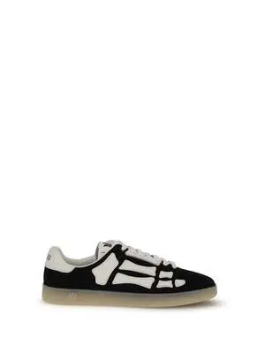 Amiri Pacific Bones Low Top Sneakers - Black