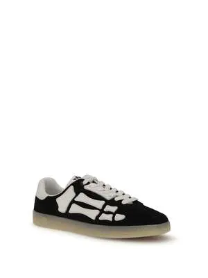 Amiri Pacific Bones Low Top Sneakers - Black