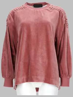 Alberta Ferretti Alberta Ferretti Chenille Sweatshirt Red