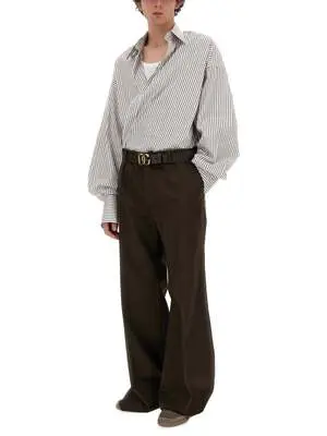 Dolce & Gabbana Tailored Wide-leg Cotton Pants