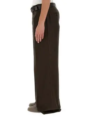 Dolce & Gabbana Tailored Wide-leg Cotton Pants