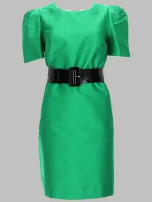 P.a.r.o.s.h Satin Belted Mini Dress - Multicolor
