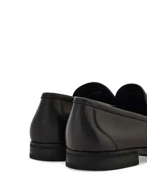 FERRAGAMO Supreme Gancini Ornament Loafers