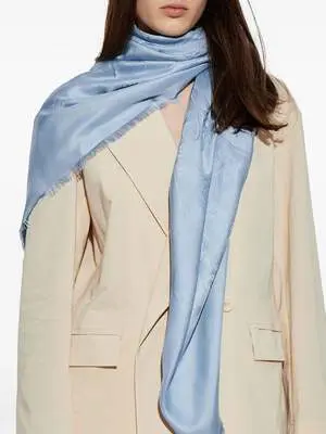 FERRAGAMO Sl Pergamen Silk Jacquard Shawl
