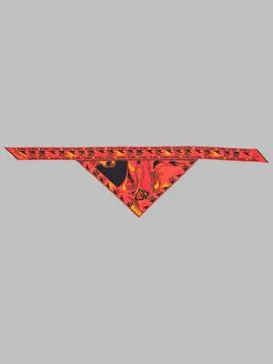 Emilio Pucci Silk Foulard With Print - Orange