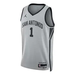 Nike Dri-fit Nba Victor Wembanyama San Antonio Spurs Statement Edition Swingman Jersey - Flat Silver