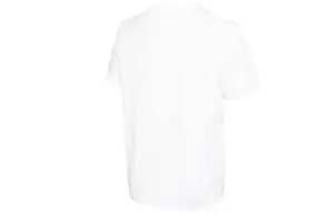 Nike Just Do It Alphabet Printing Round Neck Short Sleeve White - Multi-color