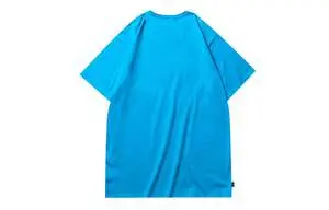VANS Off The Wall Tee Minimalistic Small Logo Short Sleeve Couple Style - Blue
