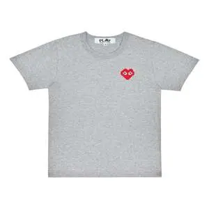 Play Comme Des Garcon Fw25 X Invader T-shirt - Grey