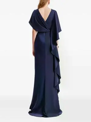GEMY MAALOUF Asymmetric Draped Gown