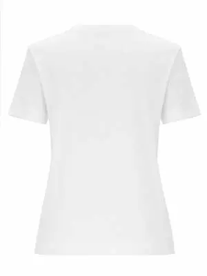 Jacquemus Grosgrain Short Sleeve T-shirt - White