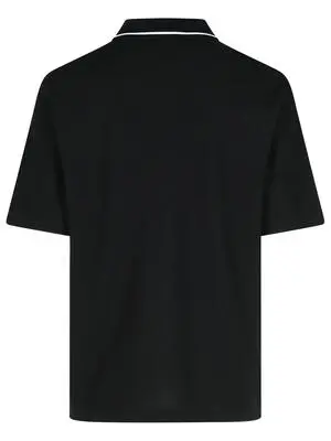 Dolce & Gabbana Cotton Polo Shirt - Black