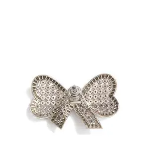 Valentino Garavani Tone Crystal Embellished Bow Earrings
