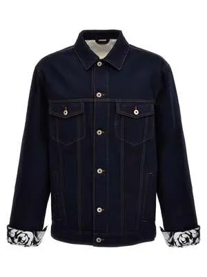 Burberry Indigo Cotton Denim Jacket - Blue