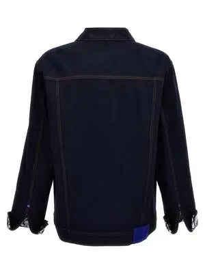 Burberry Indigo Cotton Denim Jacket - Blue