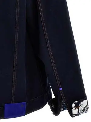 Burberry Indigo Cotton Denim Jacket - Blue