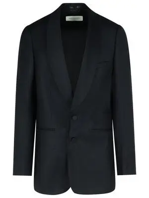 Dries Van Noten Bartux' Wool Blend Blazer - Black