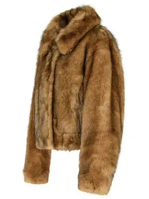 STAND STUDIO Lena Faux Fur Jacket