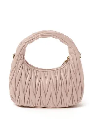 Miu Miu Wander Matelassé Nappa Leather Small Hobo Bag - Multicolor