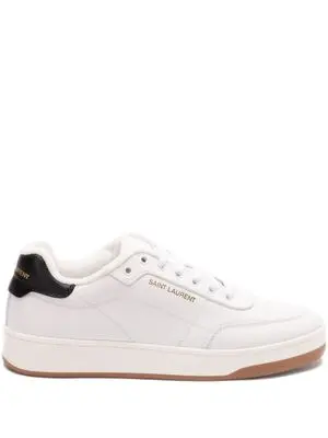 Saint Laurent Sl/61 Smooth Leather Sneakers - White