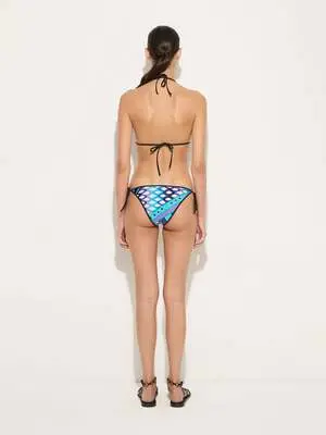 Emilio Pucci Vivara Print Triangle Bikini