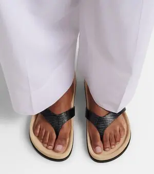TOTEME Leather Thong Sandals