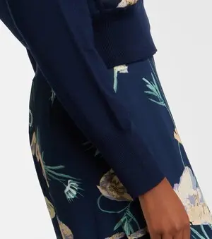 Erdem Floral Wool Cardigan