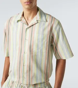 Commas Striped Linen Shirt