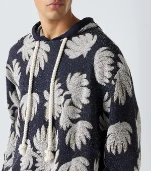 Commas Name Jacquard Terry Hoodie