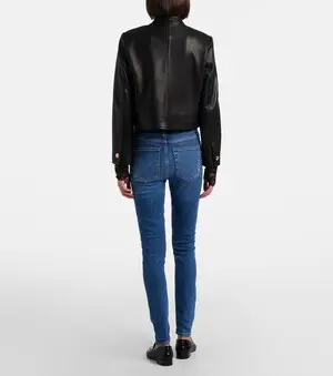 FRAME Le High Skinny Jeans - Blue