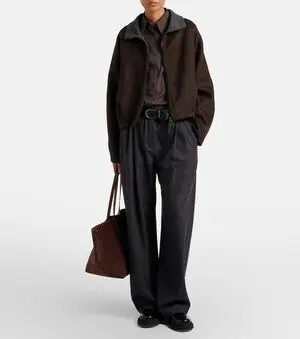 Brunello Cucinelli Monili Virgin Wool Zip-up Jacket