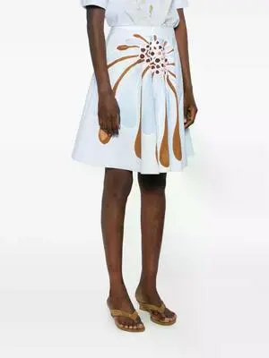 Dorothee Schumacher Floral Print Flared Midi Skirt