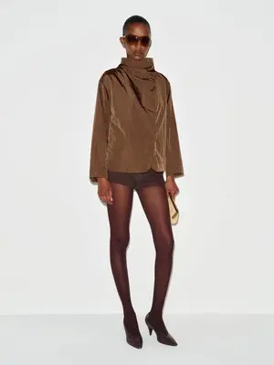 REFORMATION Blake Jacket - Brown